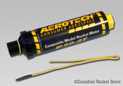 F50-9T 29mm rocket motor. 77Ns/1.4sec [65009]. Aerotech HobbyLine ...